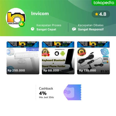 Invicom Produk Resmi And Terlengkap Tokopedia