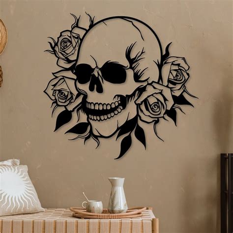 Skull Wall Art Etsy