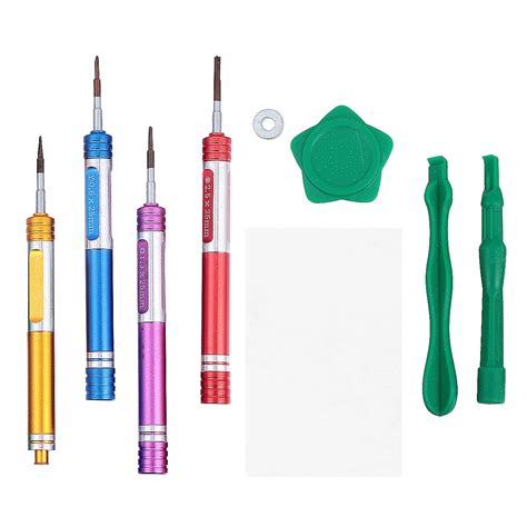 Kontonty 8pcs Screwdriver Kit For Phone Repair Tool Set With Assorted Color Magnetic Handle 4