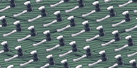 Axe Or Ax Lumberjack Axeman Hatchet For Chop Vector Image