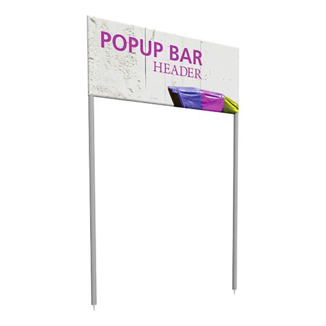 Portable Popup Large Bar Header