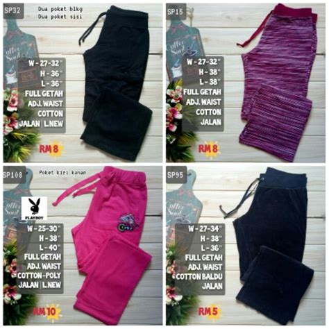 🔥4pcs 🔥 Rm23 🔥bundle Sweatpants Shopee Malaysia