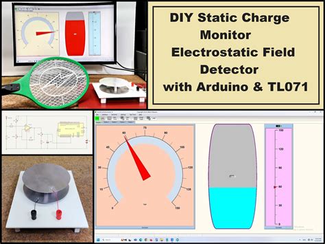 Diy Static Charge Monitor Electrostatic Field Detector Arduino
