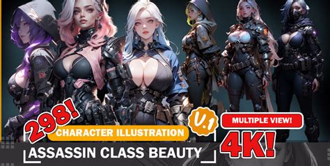 Artstation 298 Assassin Class Beauty Diverse Character Character