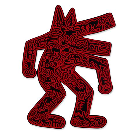 Keith Haring Dog 1986 Mutualart
