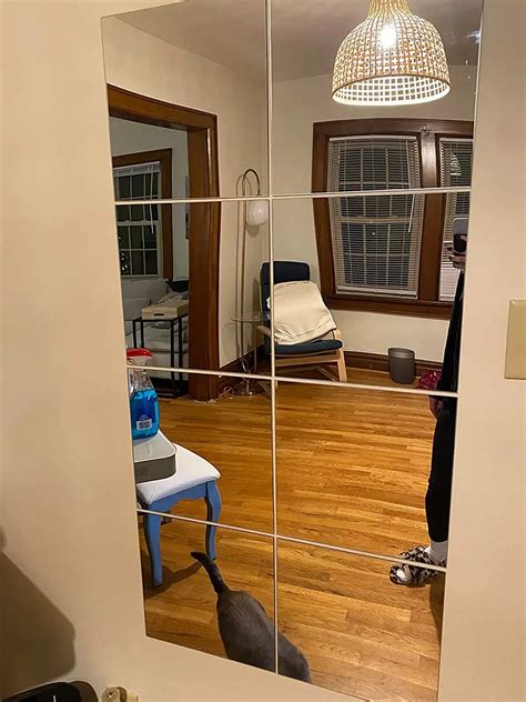 4 шт 3d зеркальные наклейки на стену самоклеящиеся зеркальные наклейки утолщенные 2 мм