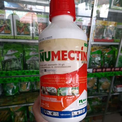 Jual Insektisida Numectin 20ec 1 Liter Abamectin 20gl Kaos Shopee