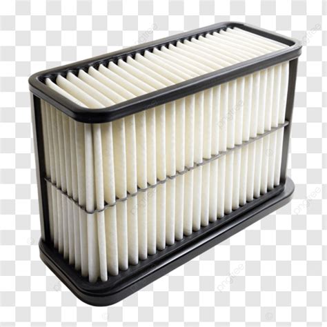 Automotive Air Intake Filter Isolated On White Provides Clean Supply