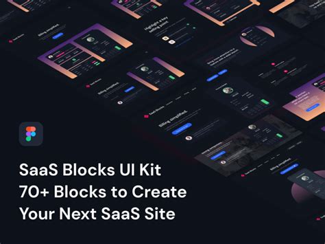 Saas Blocks Ui Kit Free Figma Resource Figma Elements