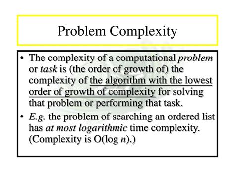 Ppt Algorithmic Complexity Analysis Time And Space Metrics Powerpoint