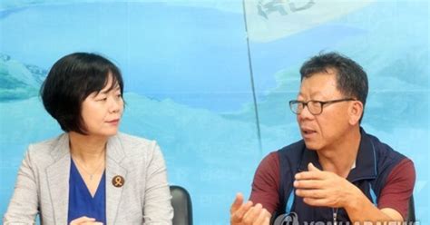 민주노총 방문한 이정미 대표