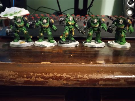 Squad Of Terminators Done Rsalamanders40k