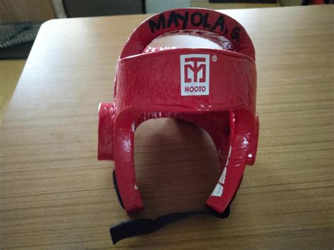 Tkd Armor Headgear Shin And Arm Guards On Carousell