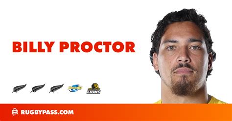Billy Proctor Rugby Bio News Stats Age Height And Team Rugbypass