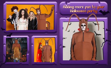 Panitay Cockroach Costume Creepy Cockroach Halloween