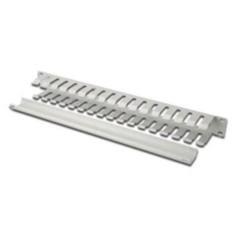 Pannello Passacavi 1 Unita Con Apertura Centrale E Griglia Posteriore Colore Grigio