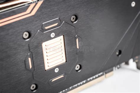 PC Gaming Video Graphic Card GPU Close Up Stock Image Image Of Modern Cooling