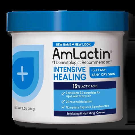 Amlactin Intensive Healing Cream With 15 Lactic Acid Ingredients
