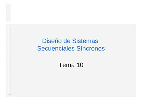 Ppt Diseño De Sistemas Secuenciales Síncronos Dokumentips