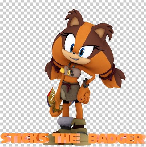 Sticks The Badger Sonic Boom Tails Png Clipart Action Figure Action