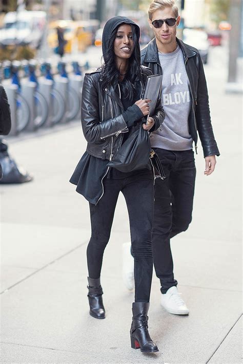 Senait Gidey Attends The 2016 Victorias Secret Fashion Show Leather