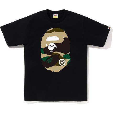 Bape Mens Giant 1st Camo Big Ape Head T Shirt