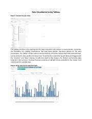 Visualizing Data with Tableau: Connect, Analyze & Optimize | Course Hero