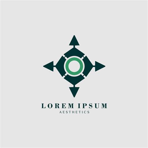 Premium Vector Simple Compass Logo Concept In A Modern And Luxury Style