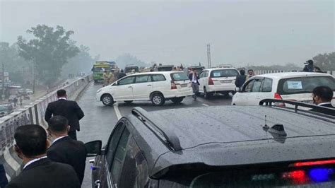 Pm Modi Security Lapse Breach Bathinda Firozpur Flyover Video Punjab