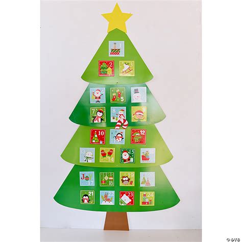 Christmas Tree Shaped Advent Calendar Oriental Trading