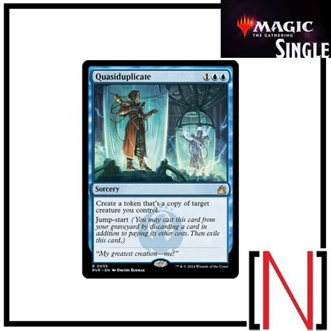 Mtg Single Rvr Quasiduplicate ระดับ Rare ภาษาอังกฤษ Shopee Thailand