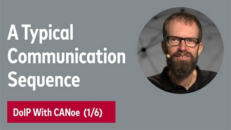 Doip With Vector Canoe 16 A Typical Communication Sequence Youtube