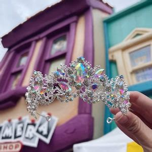 The Rapunzel Tiara Disney Iridescent Etsy
