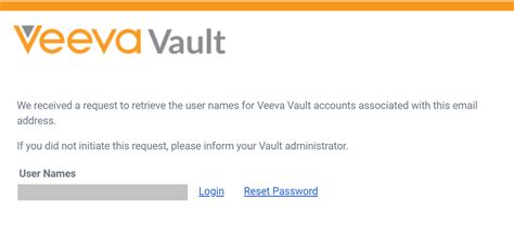 How To Retrieve A Username In Vault Veeva Product Support Portal