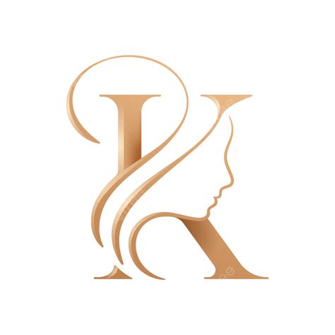 Beauty Salon Monogram Letter K Woman Silhouette Logo Design K Logo Beauty Png And Vector With