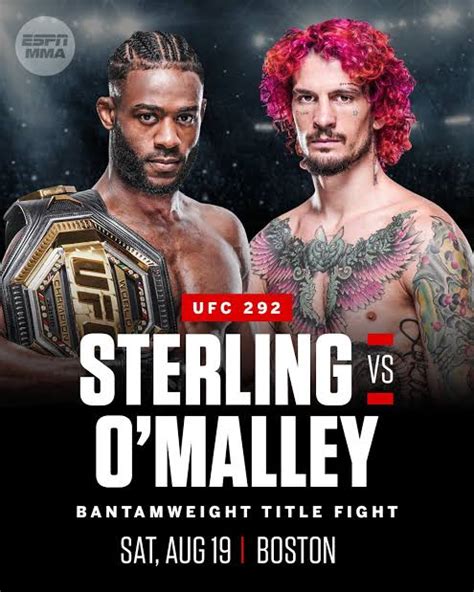 Aljamain Sterling Vs Sean O Malley Record And Other Comparison Prior To