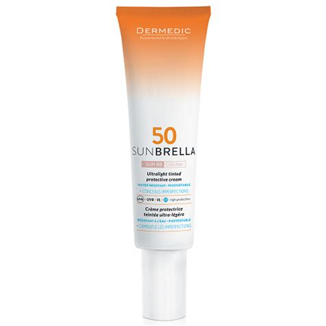 DERMEDIC SUNBRELLA SPF50 ultrlekki krem koloryzujący 40 ml - cena i ...