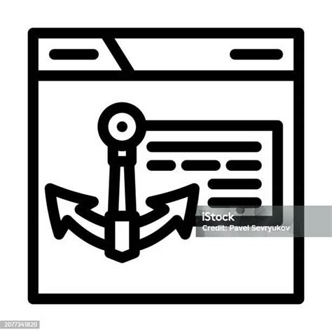 앵커 텍스트 Seo 선 아이콘 벡터 일러스트 레이 션 0명에 대한 스톡 벡터 아트 및 기타 이미지 0명 공연 데이터 Istock