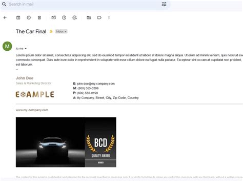 An Animated Clickable Html Email Signature Upwork