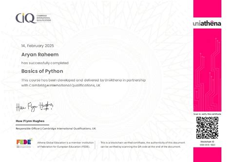 Python Certification Lifelonglearning Techskills Programming