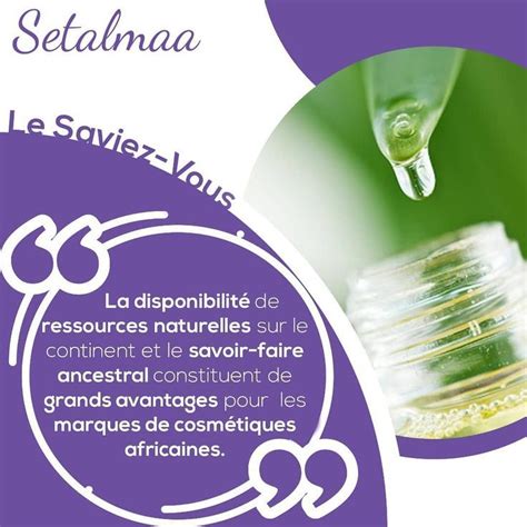 Le saviez vous Cosmetique Ressources naturelles Produits cosmétiques