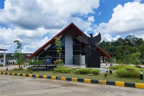 Foto Dalam 10 Tahun 15 Pos Lintas Batas Negara Rampung Dibangun