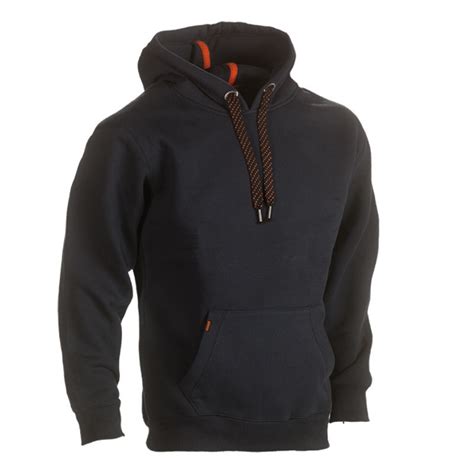 Sweat shirt à capuche avec poche kangourou molletonné chaud polycoton