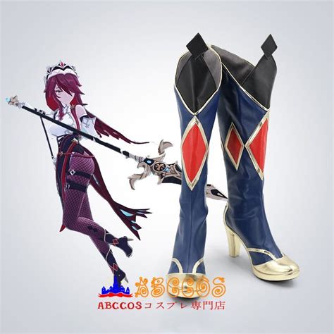 原神 げんしん Genshin Impact ロサリア ブーツ コスプレ靴 Abccos製 「受注生産」 Abccos