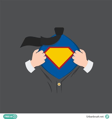 슈퍼맨 일러스트 Ai 무료다운로드 Free Superman Vector Urbanbrush
