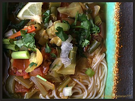 Meatless Monday Vegetable Thukpa A Curried Noodle Dish From The Land