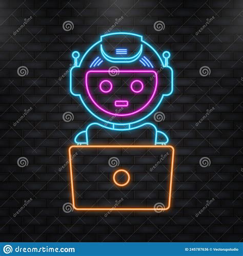 Concepto De Icono De Chatbot O Chatterbot Asistencia Virtual De