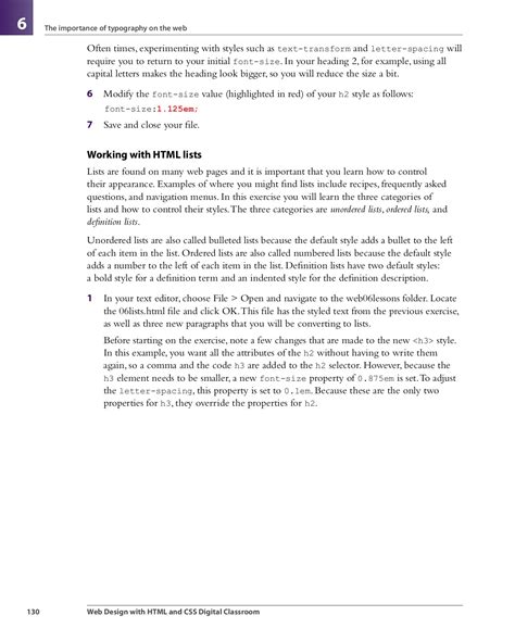 Web Design With Html And Css Digital Classroom The Manthan School