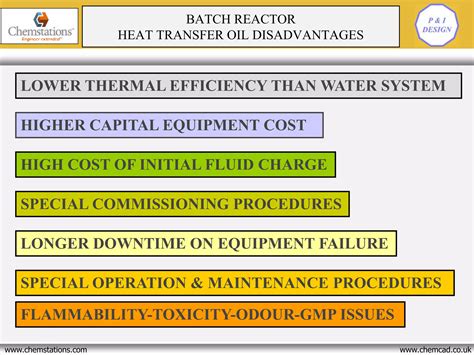 Batch Reactors Chemcad Dynamic Simulation Pptx