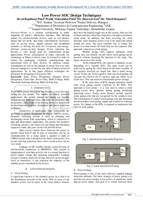 Pdf Low Power Soc Design Techniques